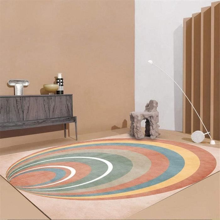 Kunsen Tapis Interieur Entree Couleur Ronde Motif Fille Tapis Chaud ...