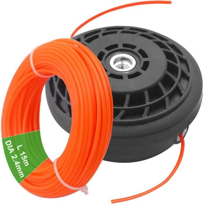 Zeqeey M10 X 1,25 à Gauche Tête de Universelle Accessoire Professionnel Fil de Nylon Rond 2,4 mm ...