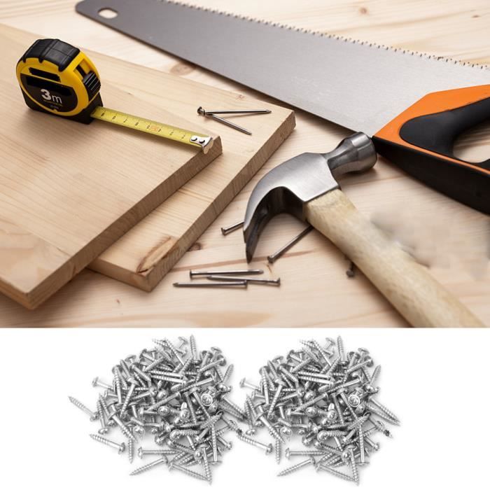 TMISHION vis zinguée 100 Pièces Zinguées M4-25Mm Esp32, Jeu de Vis ...