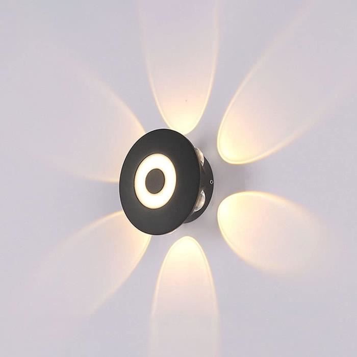 Lampe Murale Ronde Led Etanche Sconce Lampe Murale Extérieure, Lampes ...