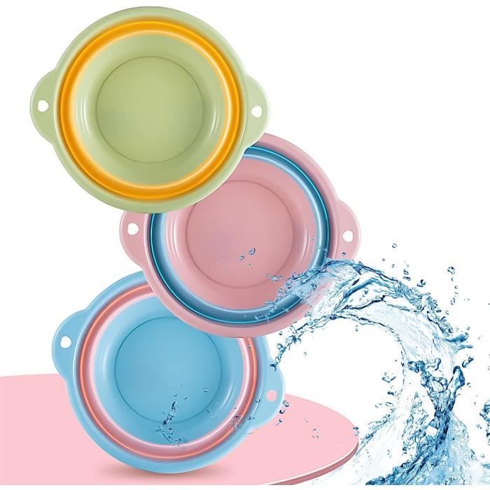 Lavabo Pliable, 3 Pièces Pliable Ménage Suspendu Bassin Portable Pliant ...