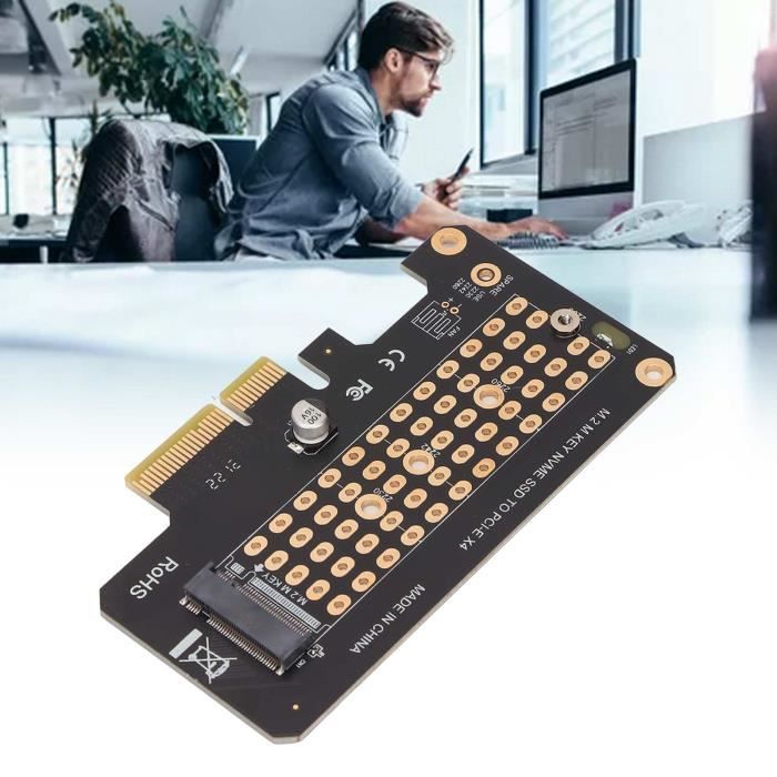 HIB carte d'extension PCIE X4 NVMe M.2 à PCIE3.0 Riser Card 32Gbps ...