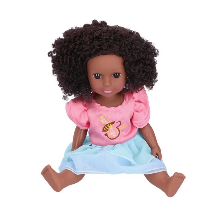 VGEBY poupée fille africaine Exquise africaine fille noire poupée ...