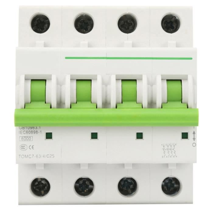 Disjoncteur de type C YOSOO TOMC7-63 4P - Protection contre les ...