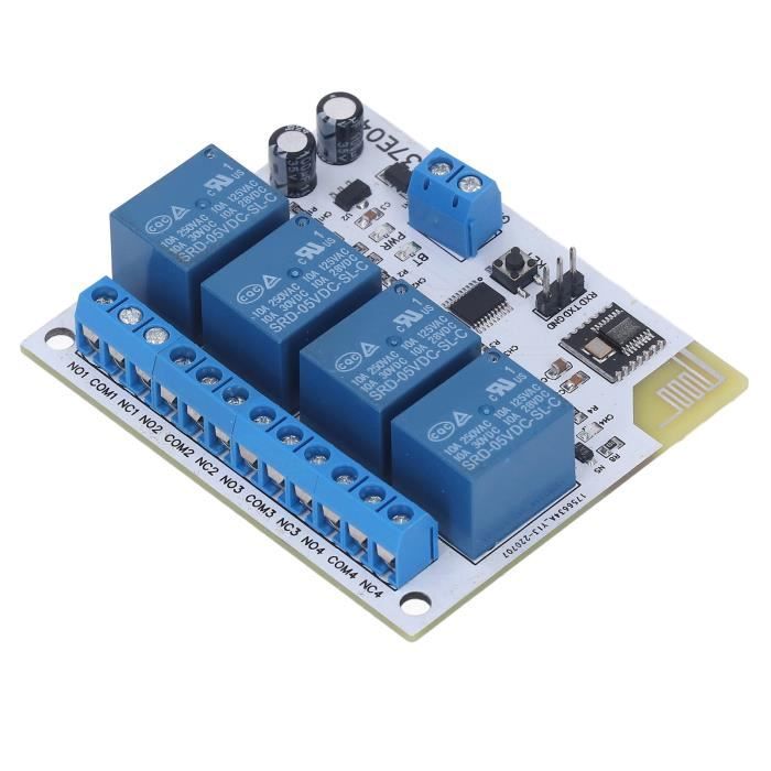 YOSOO module de relais 4 canaux Module de contrôle de relais Bluetooth ... YOSOO module de relais 4 canaux Module de contrôle de relais Bluetooth ...