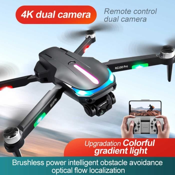 Orange 4K 3B-Drone RG100 Pro avec Évitement'Obstacles à Trois Faces ...