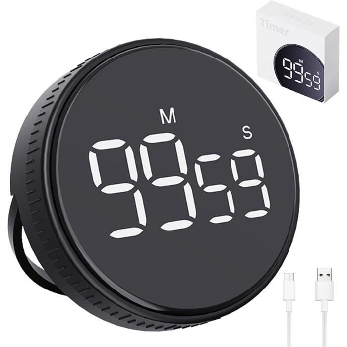 Timer De Cuisine Numérique, Minuteur De Cuisine Magnétique À 3 Pouces ...