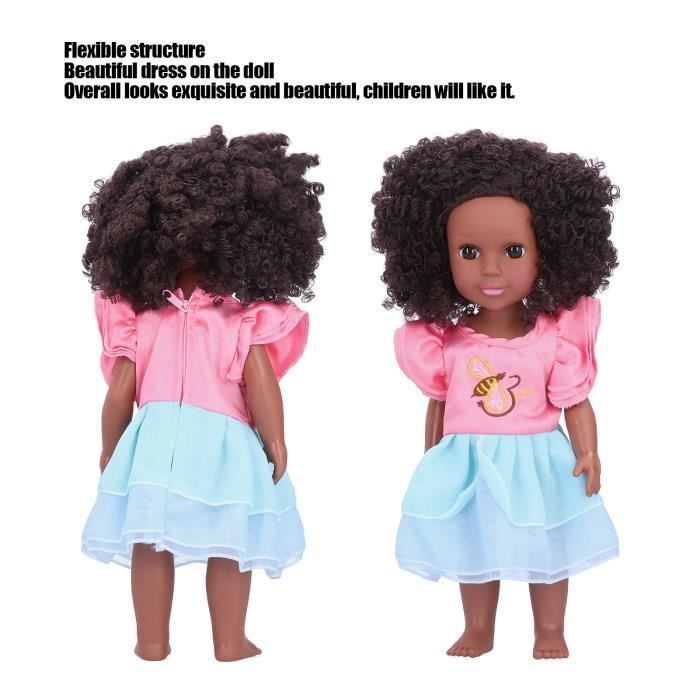 VGEBY poupée fille africaine Exquise africaine fille noire poupée ...