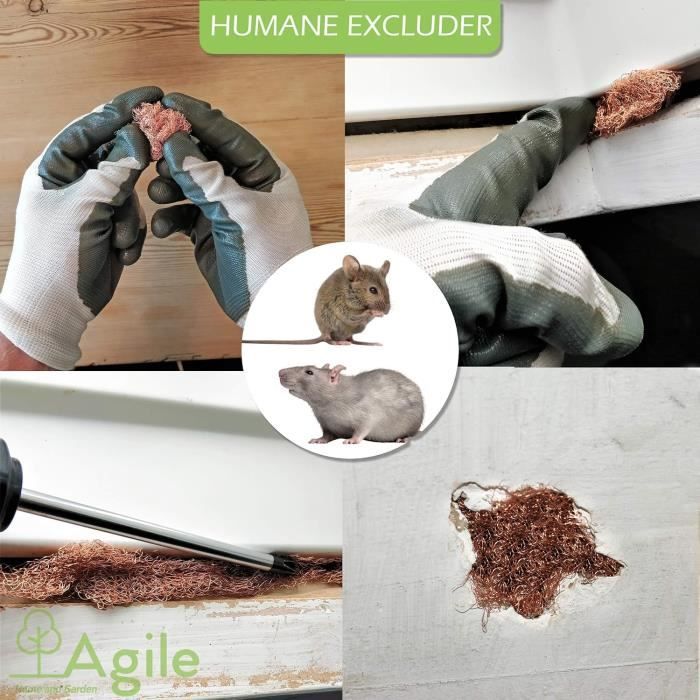 Copper Mesh Snail and Slug Repellent -15m-50ft, Mice Deterrent and Rat ...