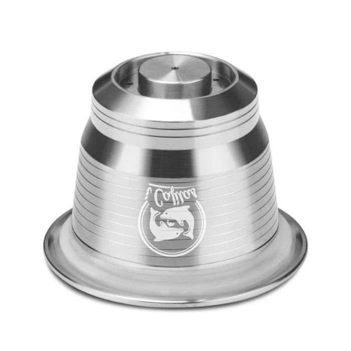 (1capsule)Capsule rechargeable de Nespresso, en acier inoxydable 2019 ...