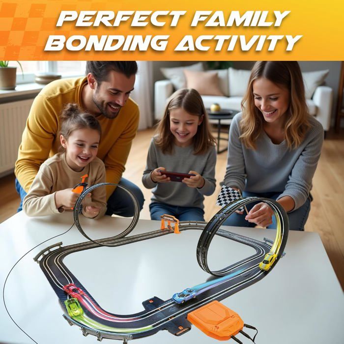 Circuit de Course Slotcar Jeu de Pistes - Voiture Télécommandée pour ...