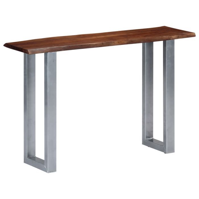 Haut de gamme - Table console 115x35x76 - cm bois d'acacia massif et ...