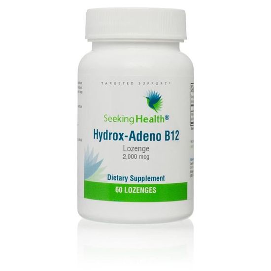SEEKING HEALTH Hydrox-Adeno B12 (Hydroxocobalamine + Adénosylcobalamine ...