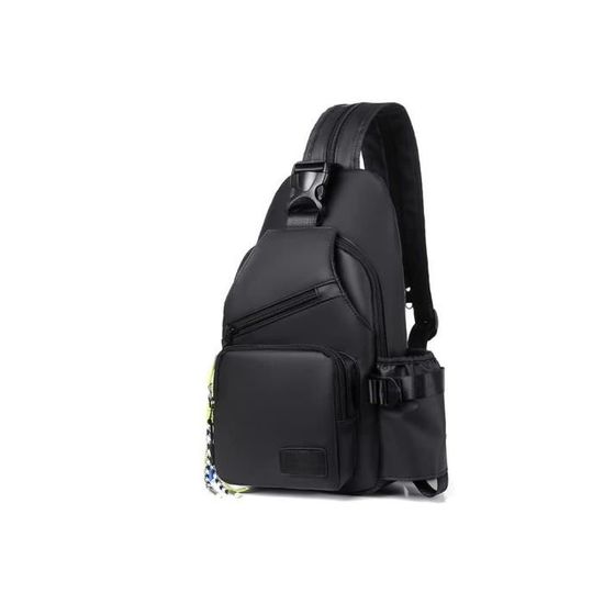 Sacoche Homme Bandouliere Réglable Sac de Poitrine Imperméable Léger ...