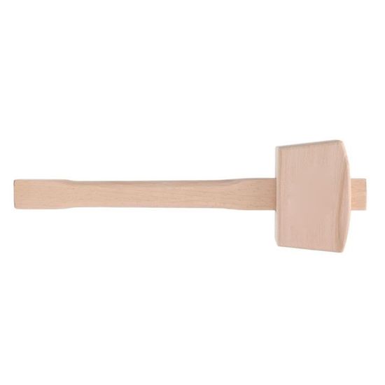 Maillet en bois QQMORA - Petite lumière - Poignée confortable - Outil ...