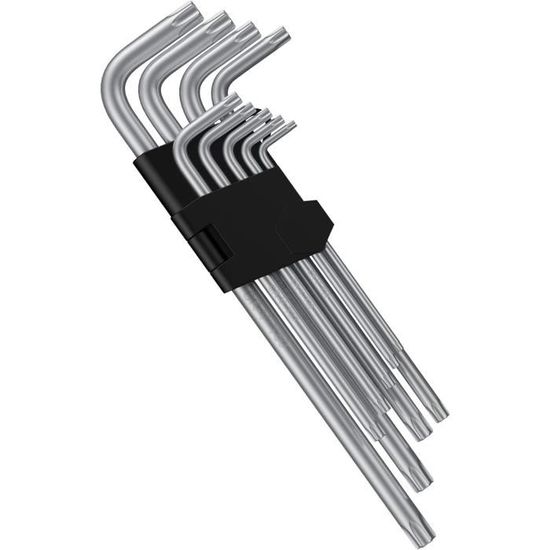 Jeu De Clés Hexagonales 9Cs Jeu De Clés Torx Métriques Clé Hexagonale ...
