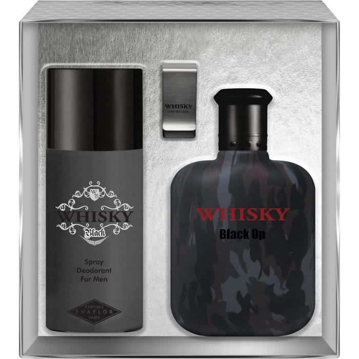 Whisky Black Op Coffret Pour Homme Eau De Toilette 100 Ml + Déodorant ...