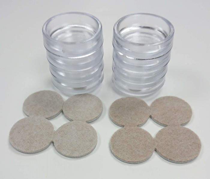 Bulk hardware - BH00152 - Lot de 8 grands patins en feutre pour pieds à ...