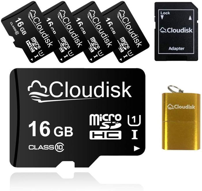 Pack De 5 Cartes Micro Sd De 16 Go Carte Mémoire Microsd De 16 Go ...
