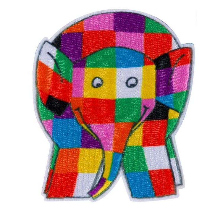Patch Ecusson Thermocollant Elmer l'éléphant 5,50 x 6,50 cm - Cdiscount ...