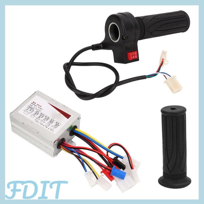 Fdit Contrôleur brossé 36V 500W Kit de Contrôleur de Vélo électrique ...