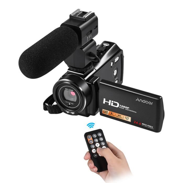 Andoer 1080 P HD 24MP Portable Caméra Vidéo Numérique Caméscope ...