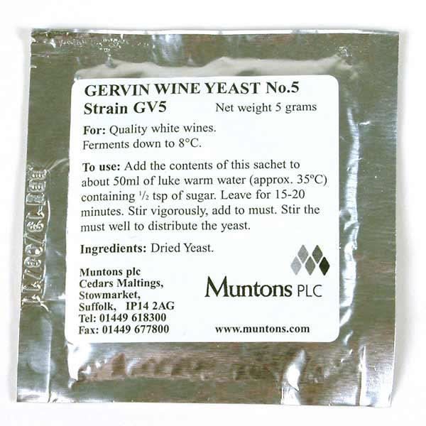 Gervin n° 5 White Label Yeast - La cave Cdiscount