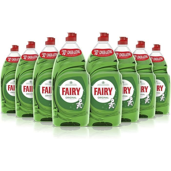 Fairy Lot de 8 bouteilles de liquide vaisselle - 1015ml[75] - Cdiscount Au quotidien
