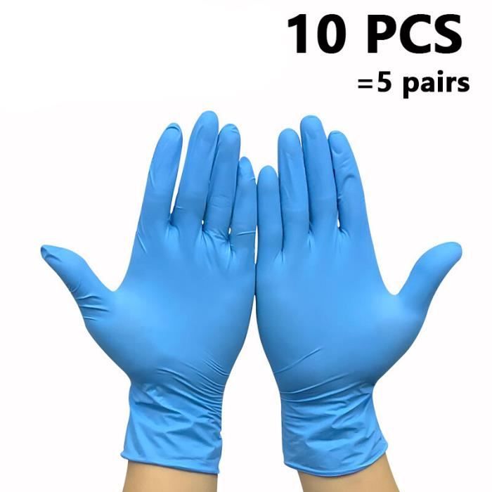 Gant ménage-vaisselle,Gants de protection des mains en Latex et vinyle ...