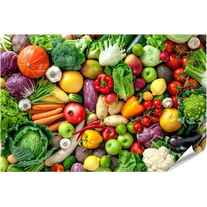 Poster Xxl - Fruits Frais Et Légumes - Impression Photo De Qualité ...