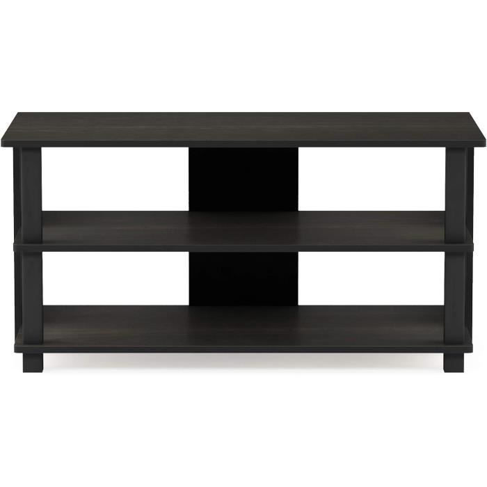 Table basse - Sully - Meuble télé à 3 niveaux - Espresso/Noir - Bois ...