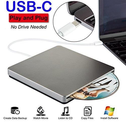 USB C SuperDrive Nolyth Externe CD Lecteur de DVD Lecteur graveur de CD ...