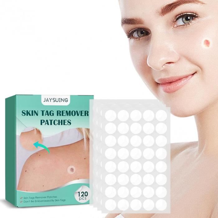 120 Pcs Mole Remover,Hydrocolloïde Patches,Acnés Pimple Patch Pour ...