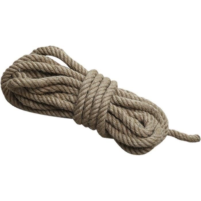 22mm Jute Twine, 10 m - 33 Ft Ficelle Cordes, Tressé Jute macramé Corde ...