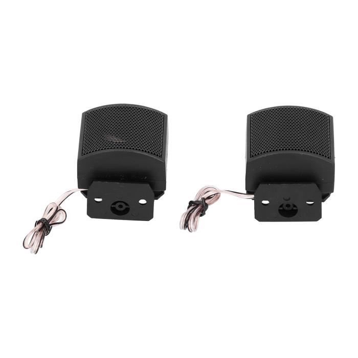 Dilwe tweeter 4 ohms Paire de haut-parleurs de tweeter de voiture 150dB ...