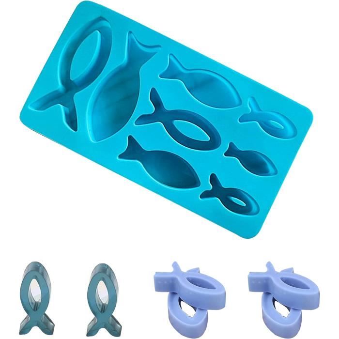 Moules En Silicone En Forme De Poisson Pour Chocolat Moule Sirene 3D ...
