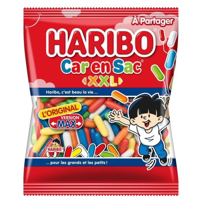 LOT DE 4 - HARIBO - Carensac XXL Bonbons réglisse - sachet de 250 g ...