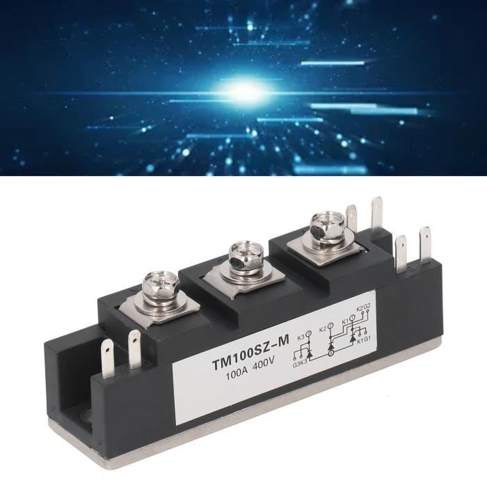 HURRISE Module de thyristor à diode redresseur TM100Sz M 100A 400V Module de Thyristor à Diode ...