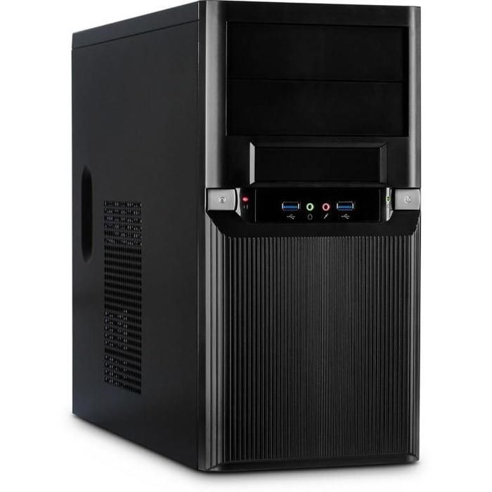 Boîtier PC Micro-tour Inter-Tech TM-515 - Métal - uATX - Noir - 2 baies ...