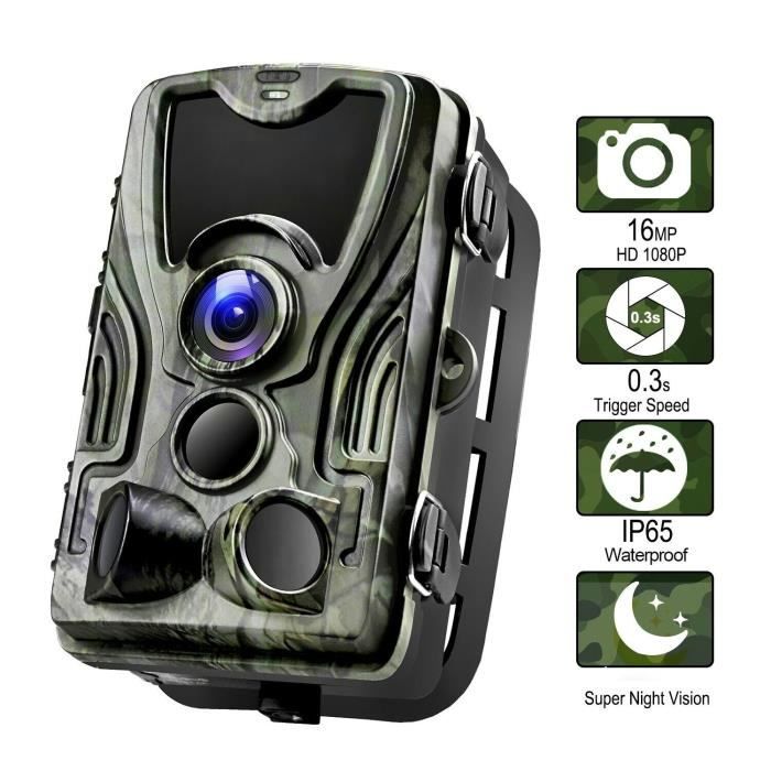 Caméra de Chasse NATURE PRO 16MP HD 1080P IR Vision Nocturne étanche ...