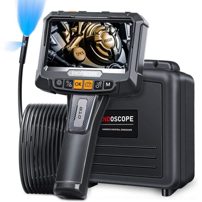 Luernas Caméra Endoscopique Double Endoscope Avec Écran Ips Couleur De ...