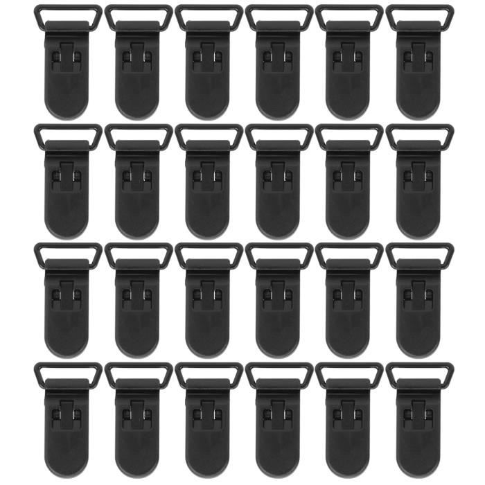24pcs Clips de Fixation Coupe-Vent Pinces de Sangle Portables Légères ...