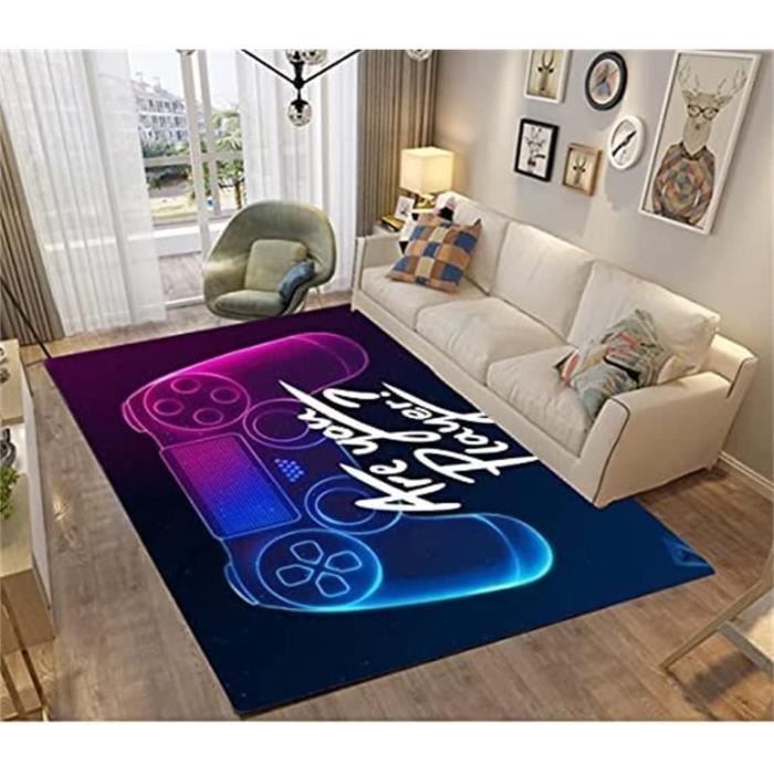 50*80cm Tapis Chambre Gamer Galaxie Lune Ado Garcon Enfant Adulte,Tapis ...