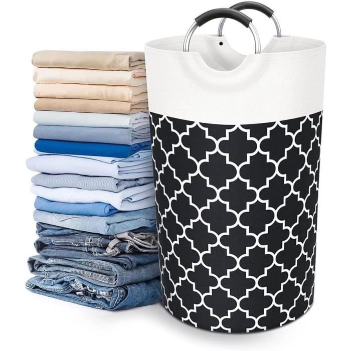 Paniers À Linge 63L, Panier Linge Sale Rond, Avec Poignées, Panier ...