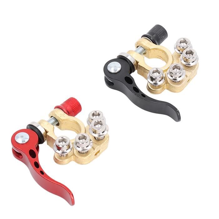 VBESTLIFE Ensemble de connecteurs de borne de batterie de voiture 2 pièces connecteurs de borne ...