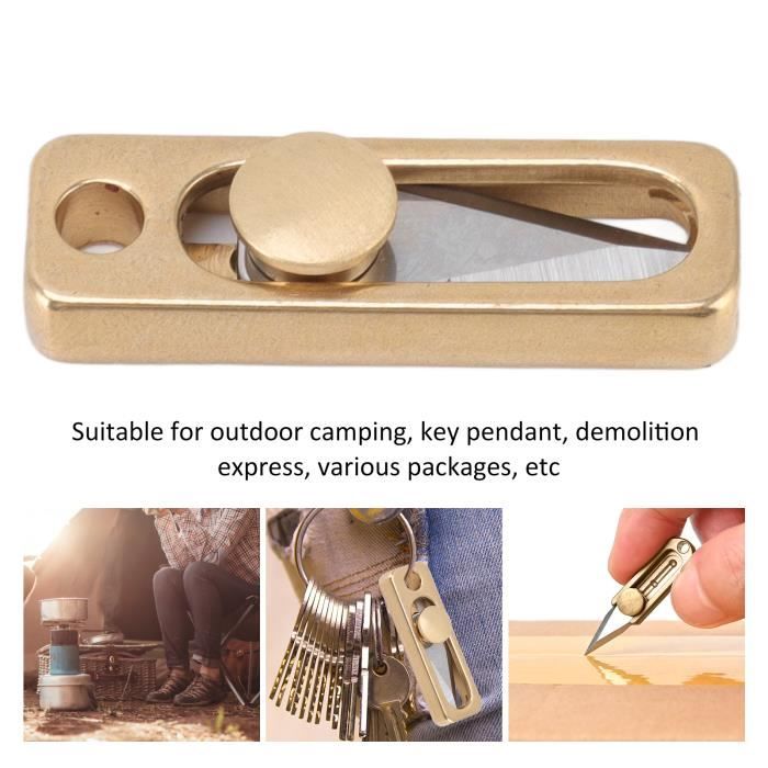 RUI Mini couteau pliant couteau de poche à clé extérieure couteau de ...