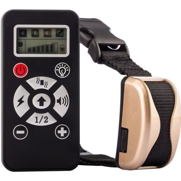 Ecent collier de dressage rechargeable étanche pour entraîner chien ...
