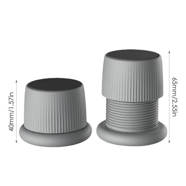 PIED DE MEUBLE,gray--Pieds de Table et de canapé, 2 pièces, protection ...