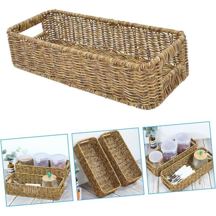 Panier De Rangement De Bureau Paniers De Rangement En Jonc De Mer ...