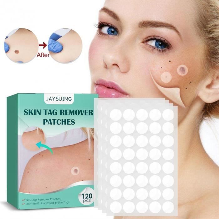 120 Pcs Mole Remover,Hydrocolloïde Patches,Acnés Pimple Patch Pour ...